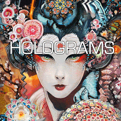 Holographic Visionary Art by Laser Guided Visions – LaserGuidedVisions
